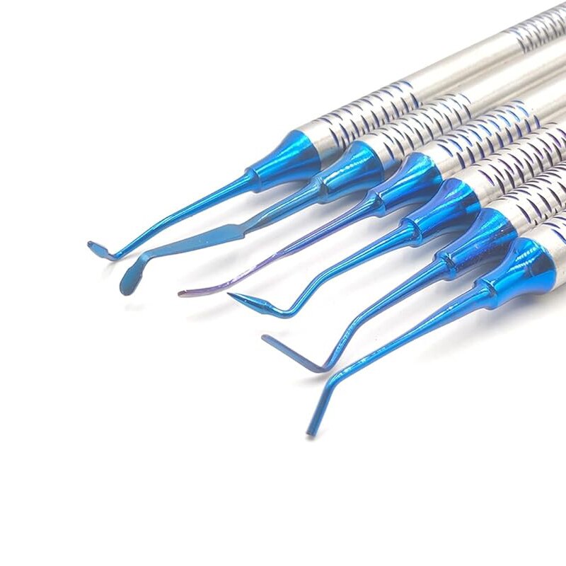 Set de 6 instrumente pentru repararea cu compozit dentar a dintilor ...