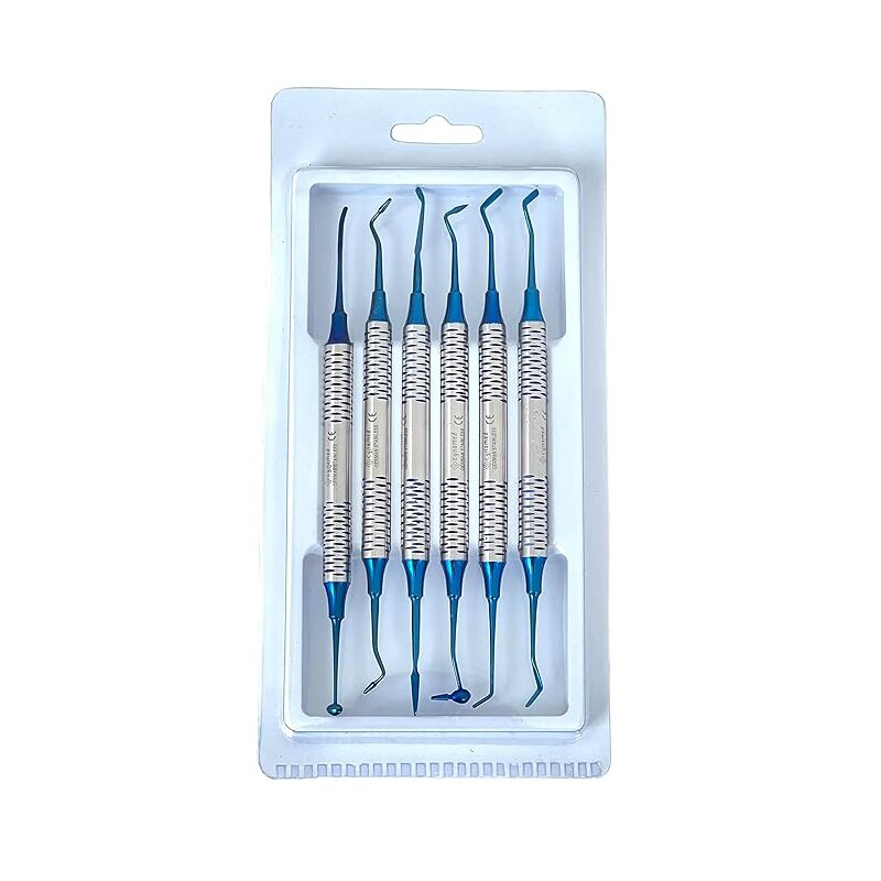 Set de 6 instrumente pentru repararea cu compozit dentar a dintilor ...