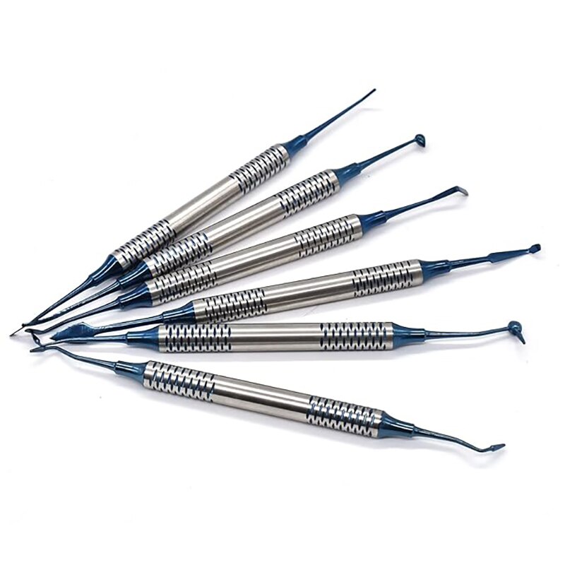 Set de 6 instrumente pentru repararea cu compozit dentar a dintilor ...