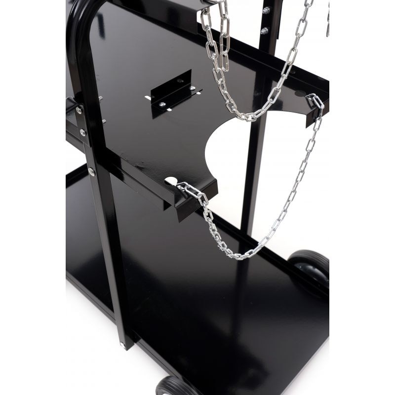 Carucior pentru aparat sudura tip MIG/MAG si TIG cu suport butelie de ...