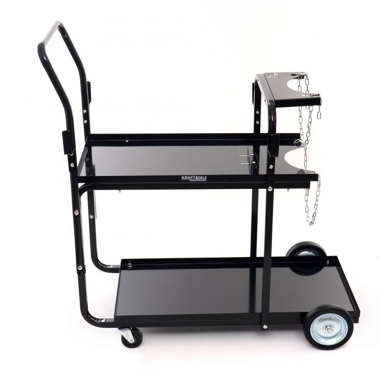 Carucior pentru aparat sudura tip MIG/MAG si TIG cu suport butelie de ...