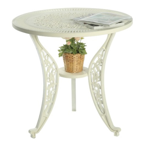 Set mobilier gradina, terasa, balcon Niovel® Istanbul R2 Alb, masa cu 2 ...