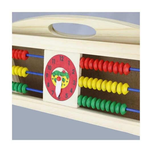 Tabla Multifunctionala, E EFRALL, 90CM cu 2 Fete + Ceas si Numaratoare ...