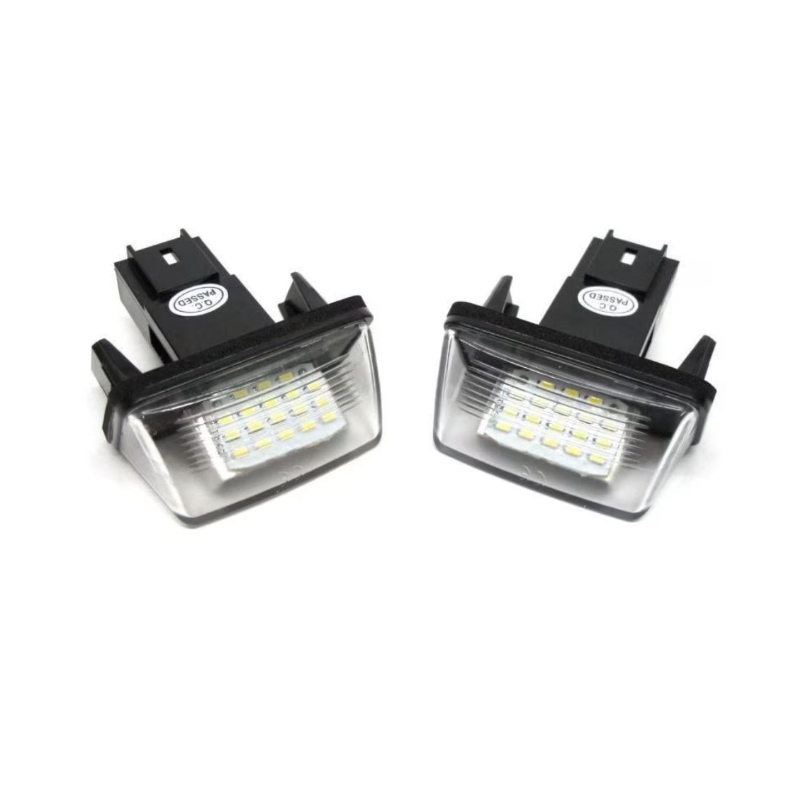 Set 2 bucati Lampi numar LED, fara eroare de bec ars pentru Peugeot 206 ...