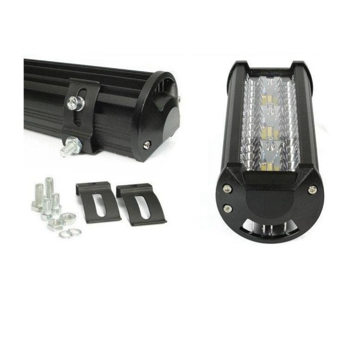 Proiector AutoREY® Premium, LED Bar Stroboscop 180W si 12.000 Lumeni cu ...