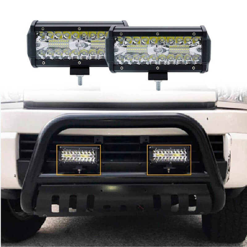 Proiector AutoREY® Premium, LED Bar Stroboscop 120W si 7000 Lumeni cu 5 ...