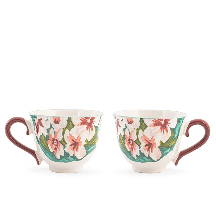 Set 6 cesti ceai, portelan NBC, H&H, 220 ml - eMAG.ro