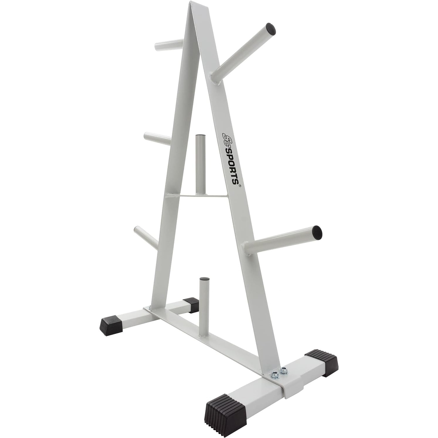 Suport pentru discuri, ScSports, 30/31mm, alb, max. 200 kg - eMAG.ro