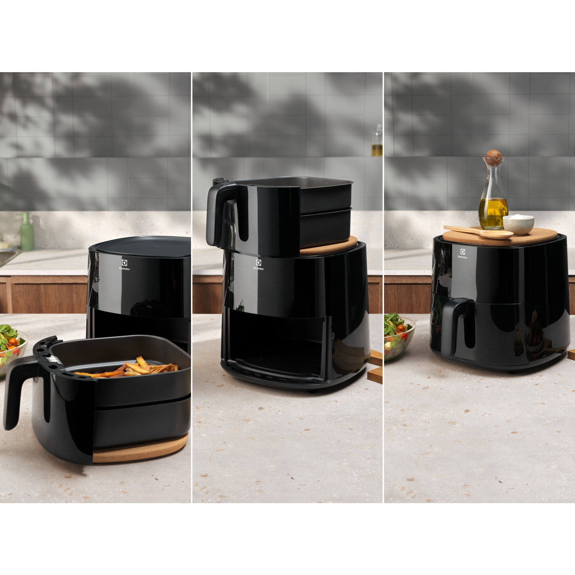 Friteuza cu aer cald Electrolux 700 XXL EAF7B, 1800 W, capacitate 6.8L ...
