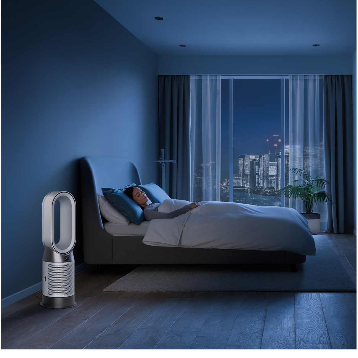 Purificator de aer si aeroterma Dyson Purifier Hot+Cool™ Gen1 HP10, 10 trepte de viteza, Filtru ...