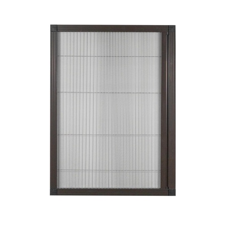 Plasa Insecte Tip Plisee, Profil Maro Inchis, L 72 cm X H 78 cm - eMAG.ro