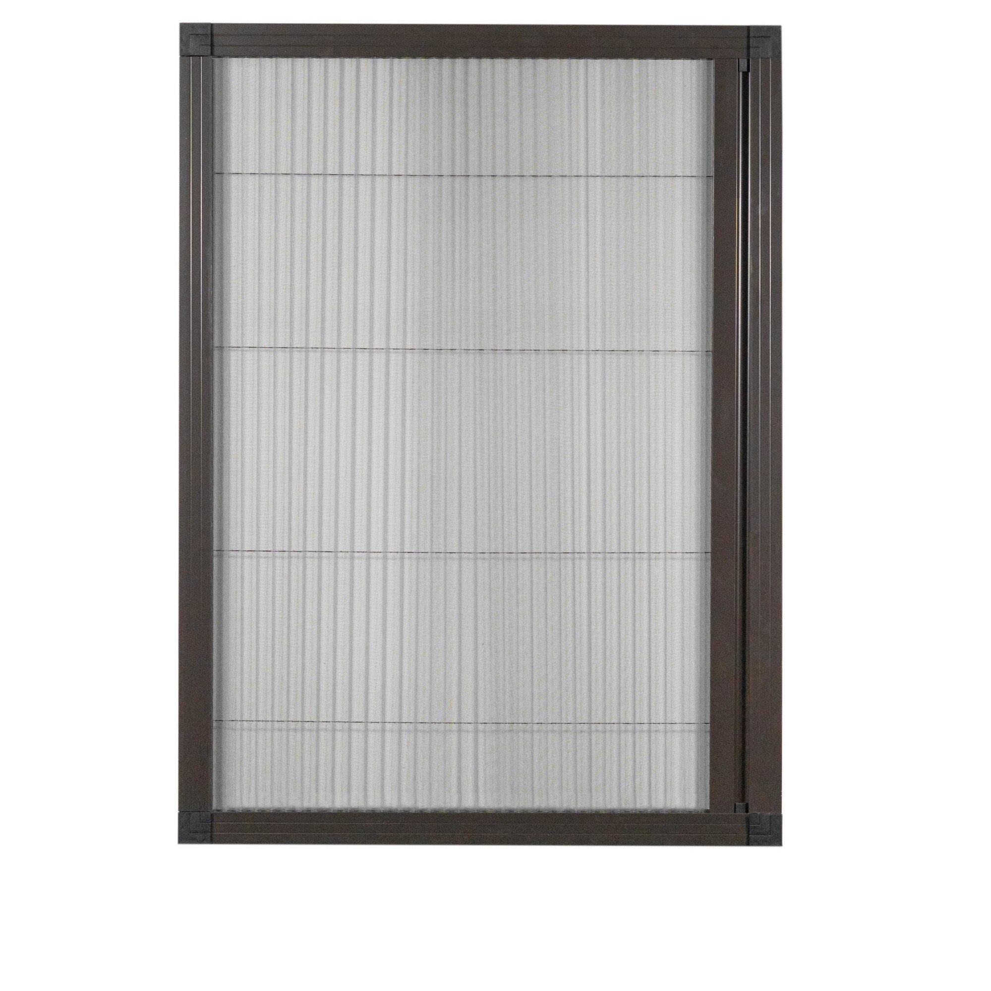 Plasa Insecte Tip Plisee, Profil Maro Inchis, L 60 cm X H 200 cm - eMAG.ro