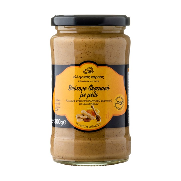 Unt de arahide cu miere, Greek Nut, 300 g - eMAG.ro