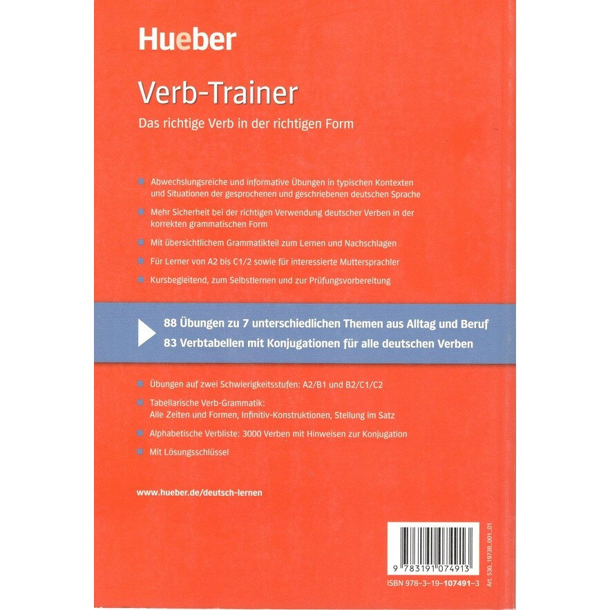 Verb-Trainer Das richtige Verb in der richtigen Form - Buch ; - eMAG.ro