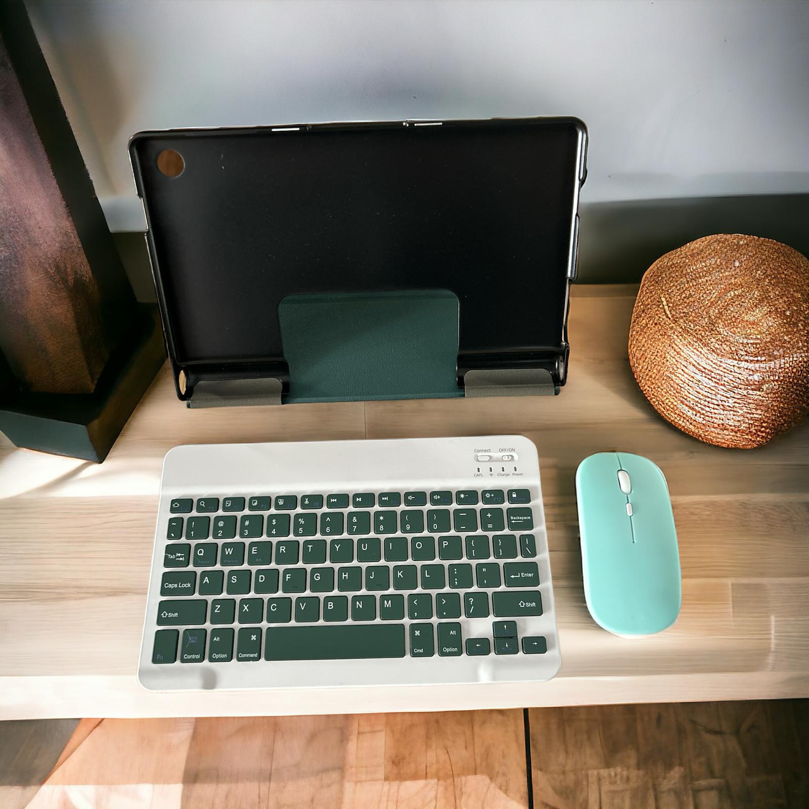 Husa cu tastatura si mouse Wireless, Bluetooth, pentru tableta Lenovo ...