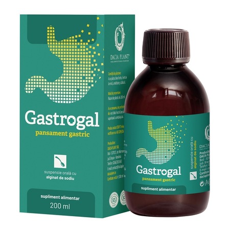 Set 2 Pachete Pansament Gastric, Gastrogal, Suspensie Orala, 200 ml ...
