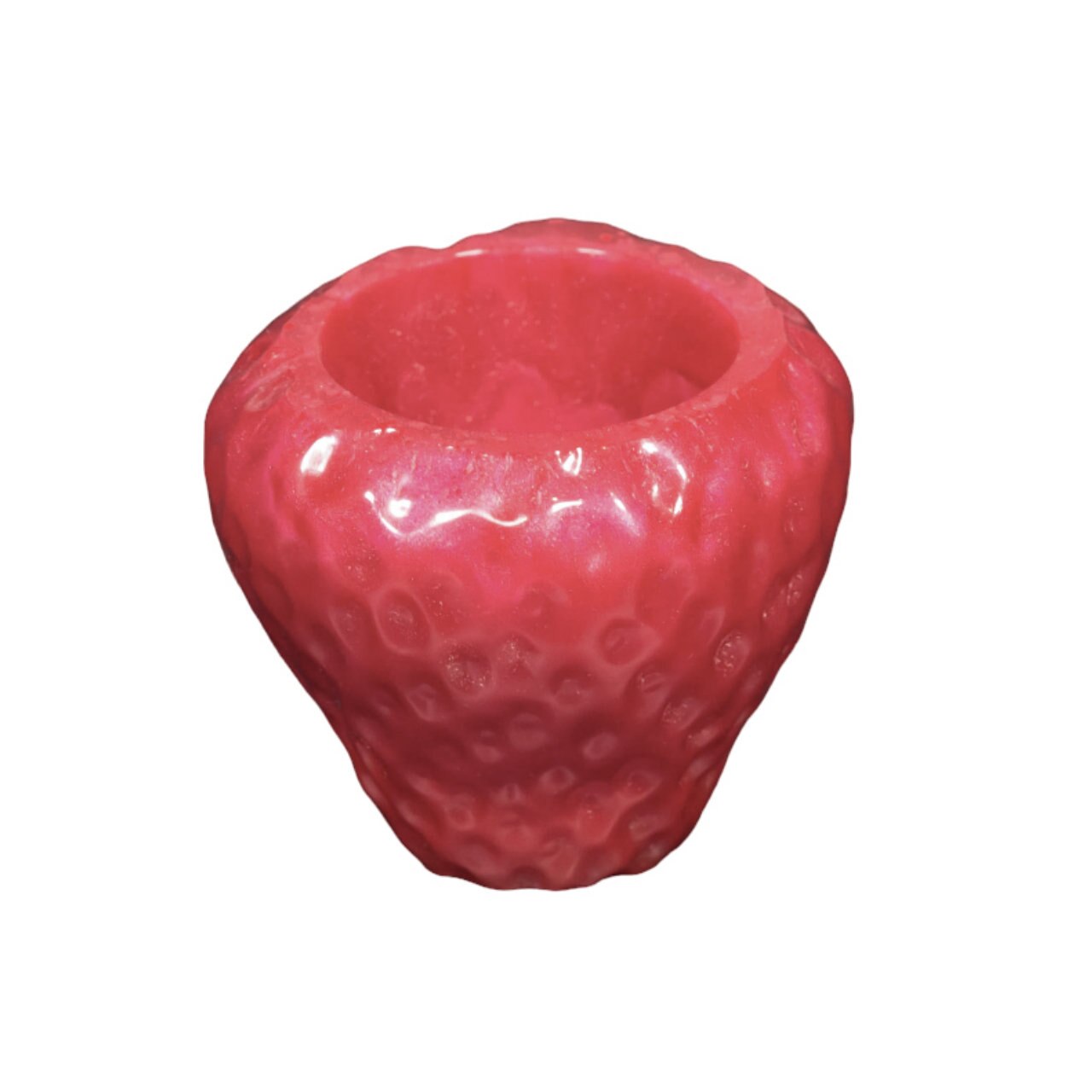 Cutie bijuterii forma capsuna rosie 80x75x84mm - eMAG.ro