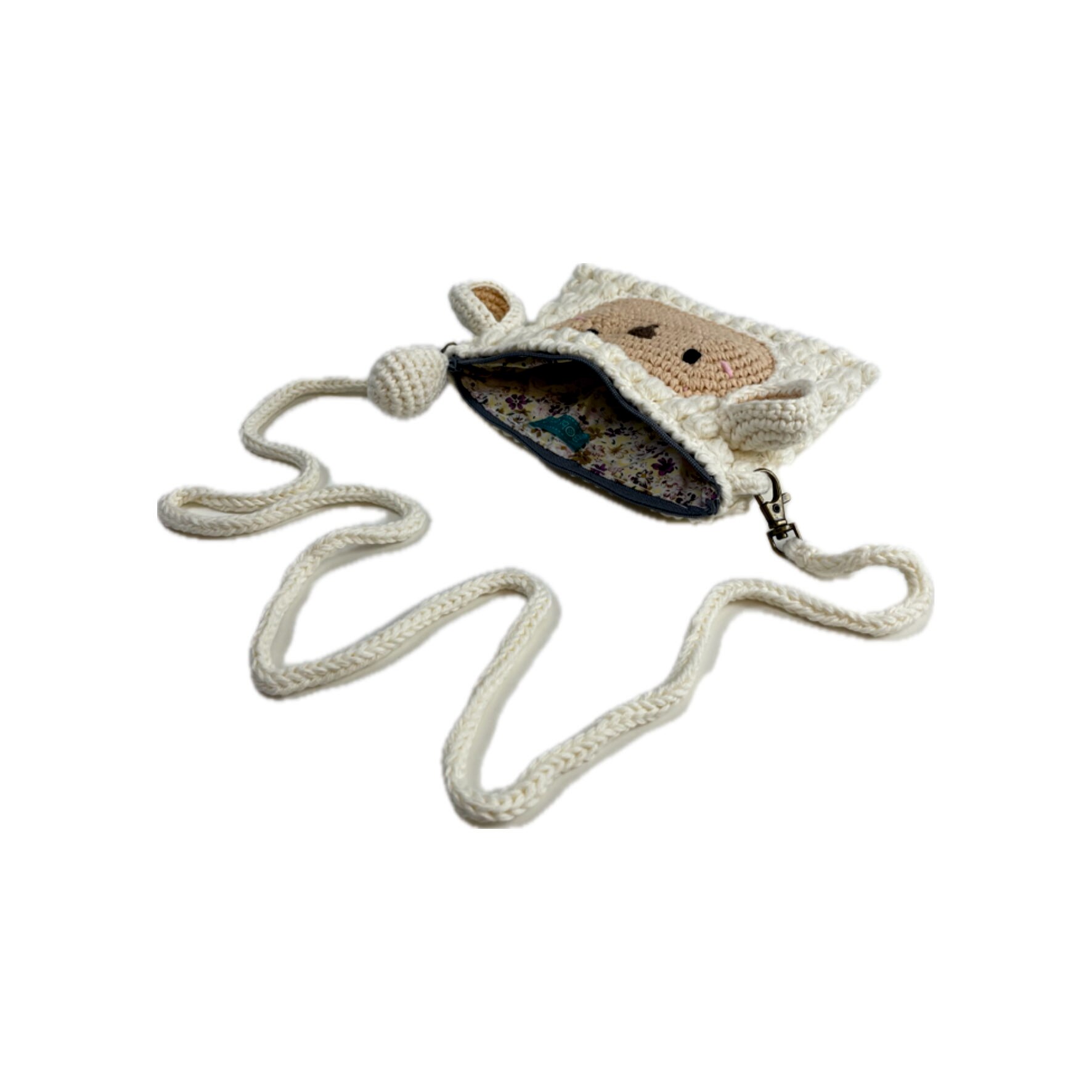 Geanta crosetata manual - Poseta Barbara 21 cm - eMAG.ro