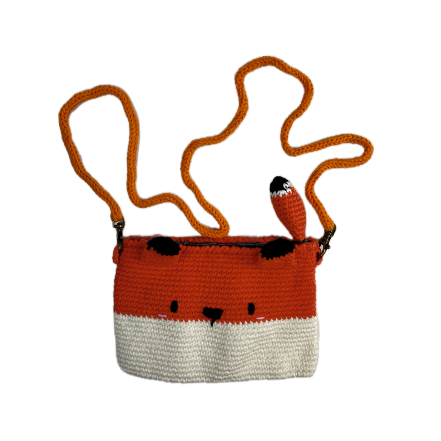 Geanta crosetata manual - Poseta Foxxie 21 cm - eMAG.ro