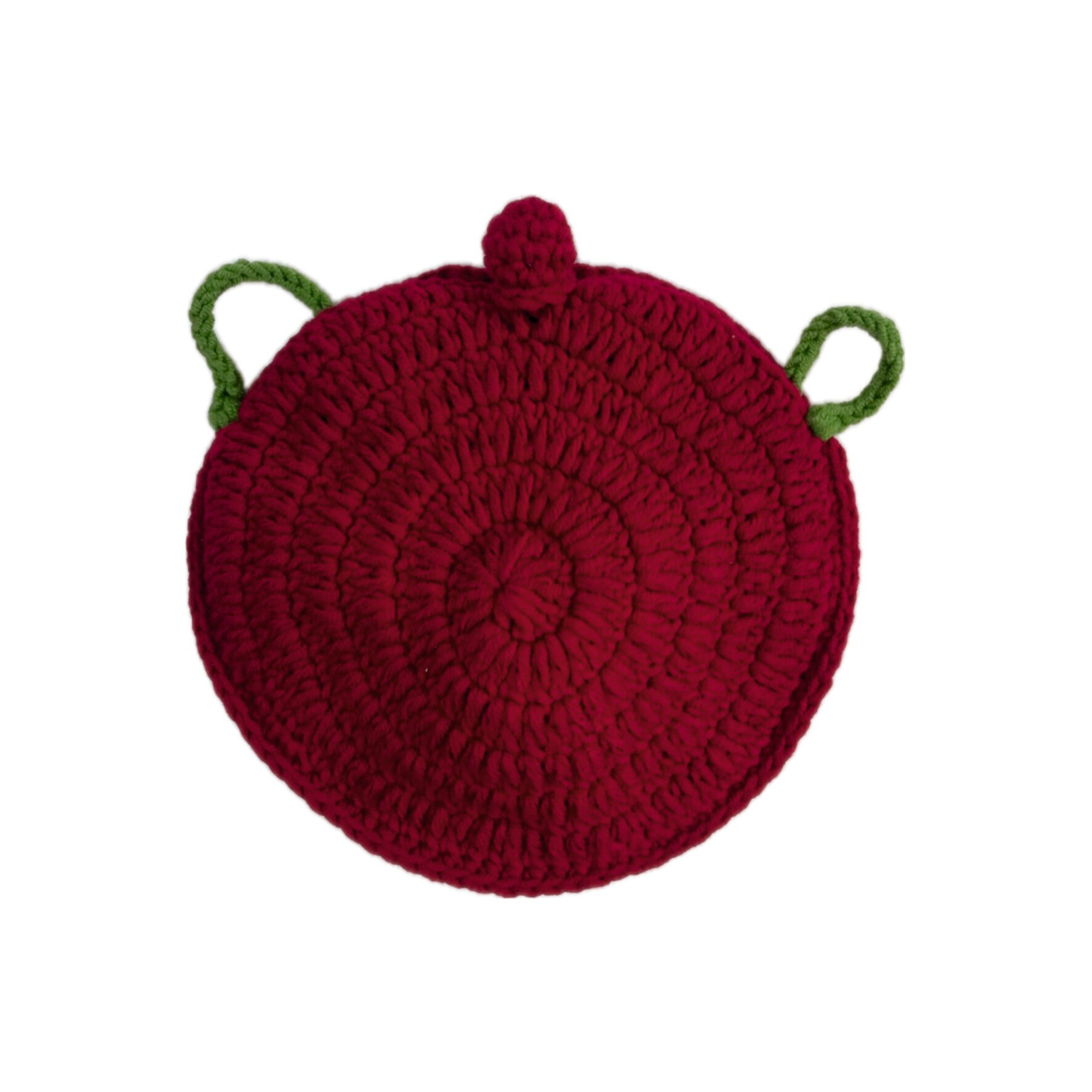 Geanta crosetata manual - Poseta Cherry 17 cm - eMAG.ro