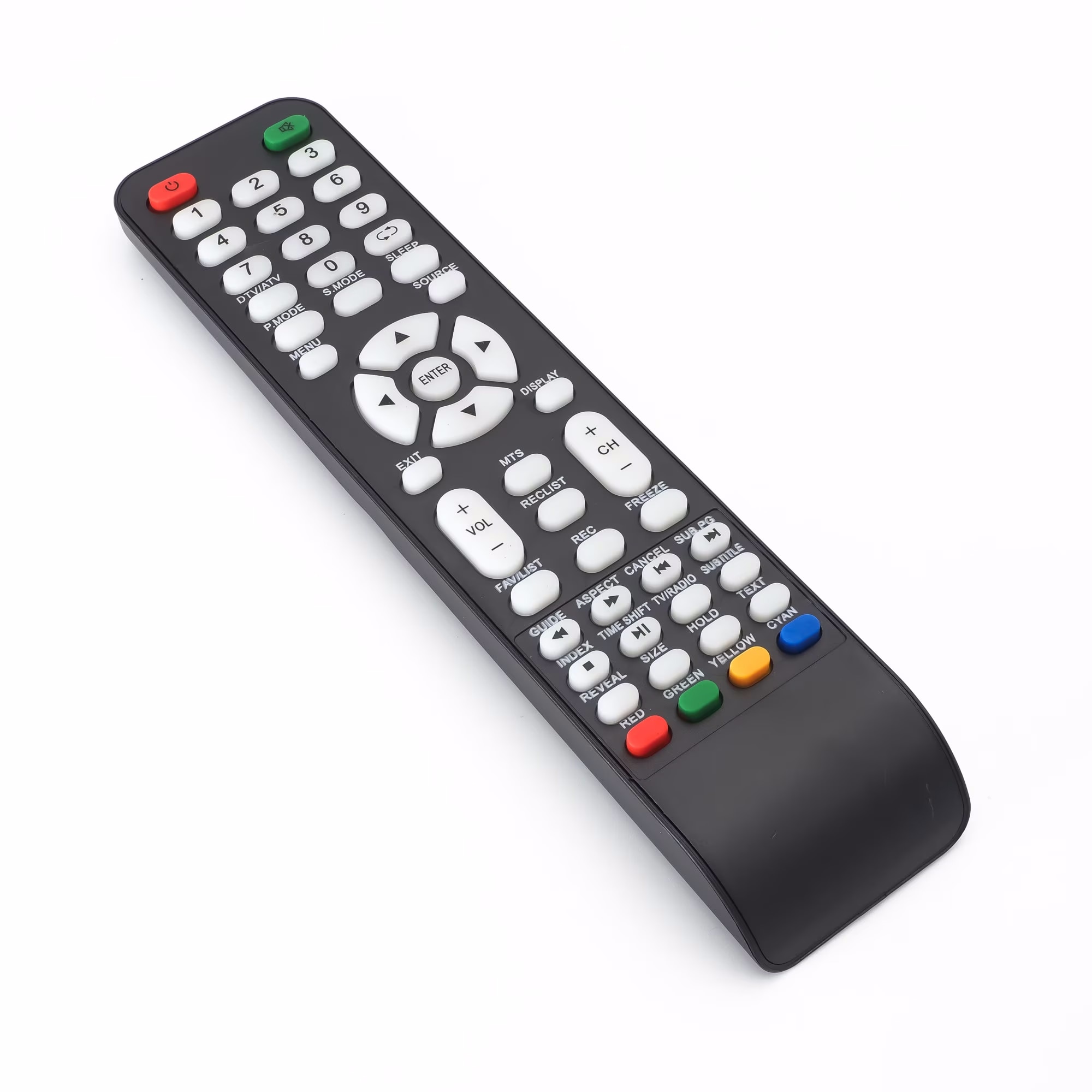 Telecomanda TV compatibila Vortex, LEDV-24, culoare neagra, Baterii ...