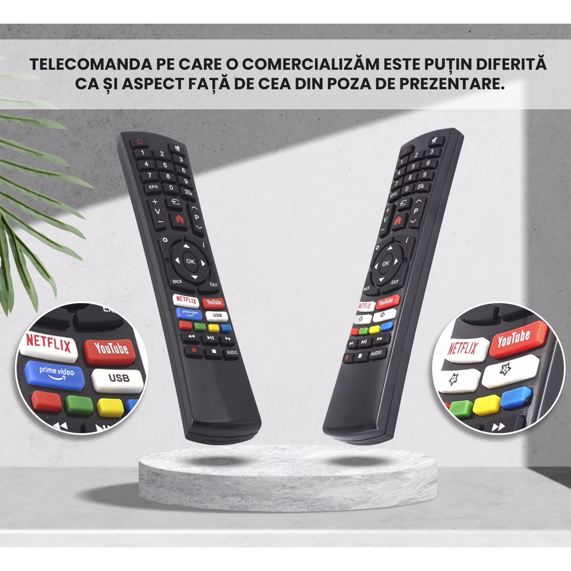 Telecomanda Compatibila Smart Tech, SMT32N30HV1U1B1, 43F30U, smart cu ...