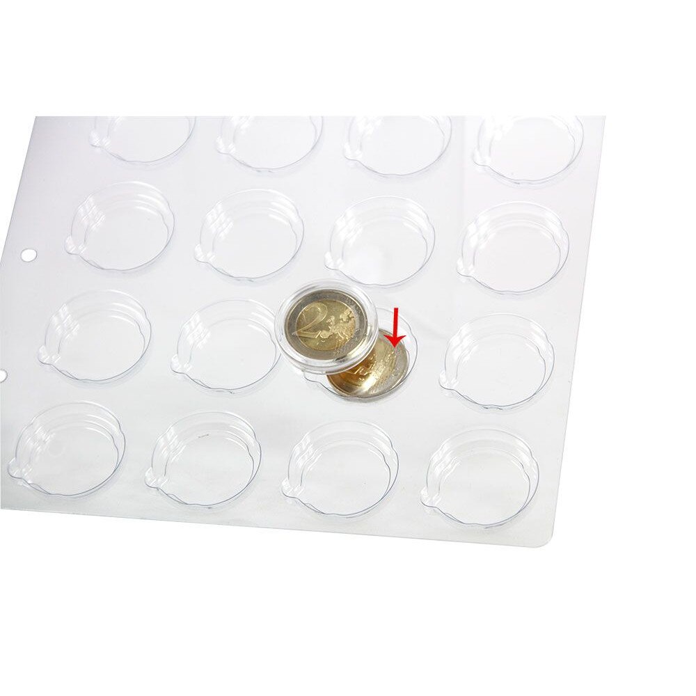 Албум за 2 възпоменателни евро безопасни албуми Twin Topset 8556b2 4 блистера и листа от