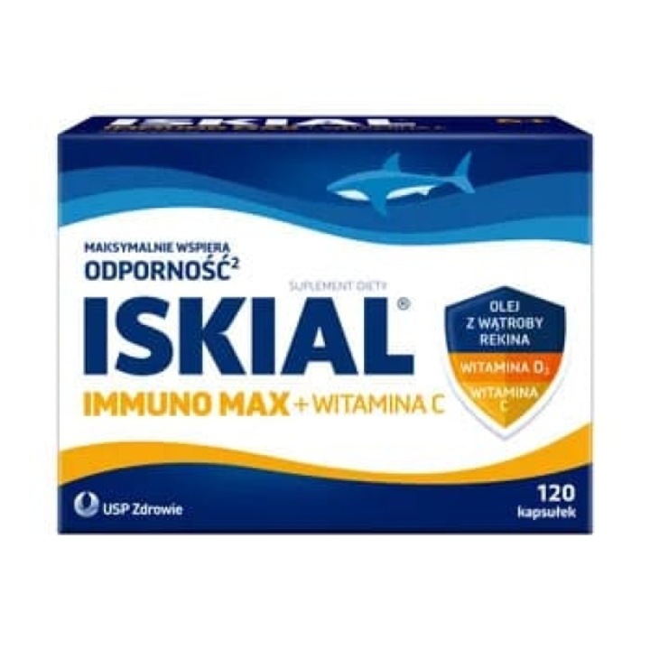 Supliment alimentar USP Zdrowie Immuno Max + Vitamina C, 120 capsule ...