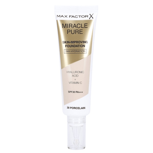 Fond de ten Max Factor Miracle Pure, SPF 30, Porcelain, 30ml - eMAG.ro