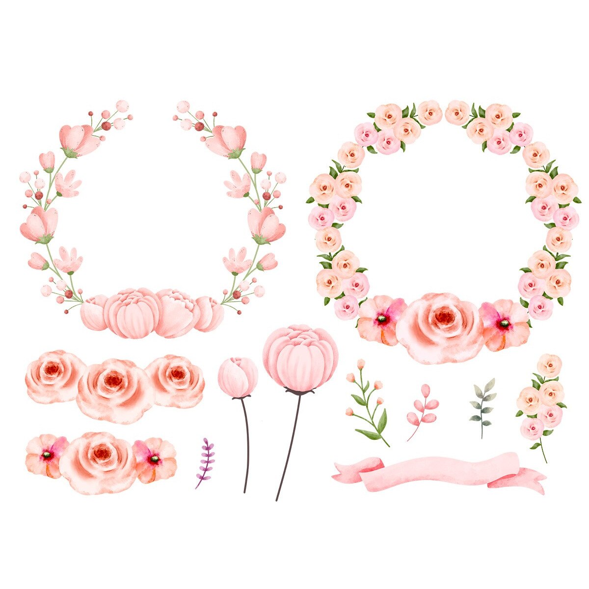 Sticker decorativ, Flori, 12462ST - eMAG.ro