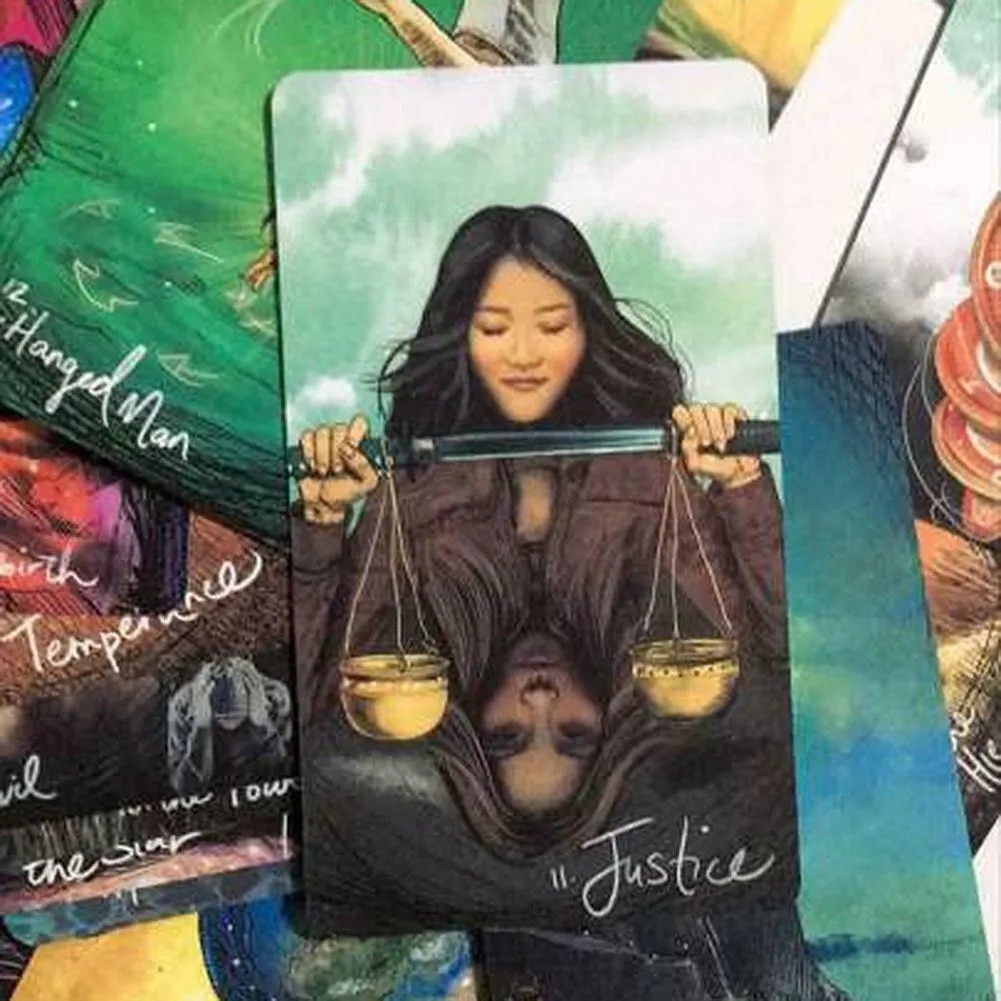 Set carti de tarot, 10.3x6cm, Model Light Seer, Multicolor - eMAG.ro