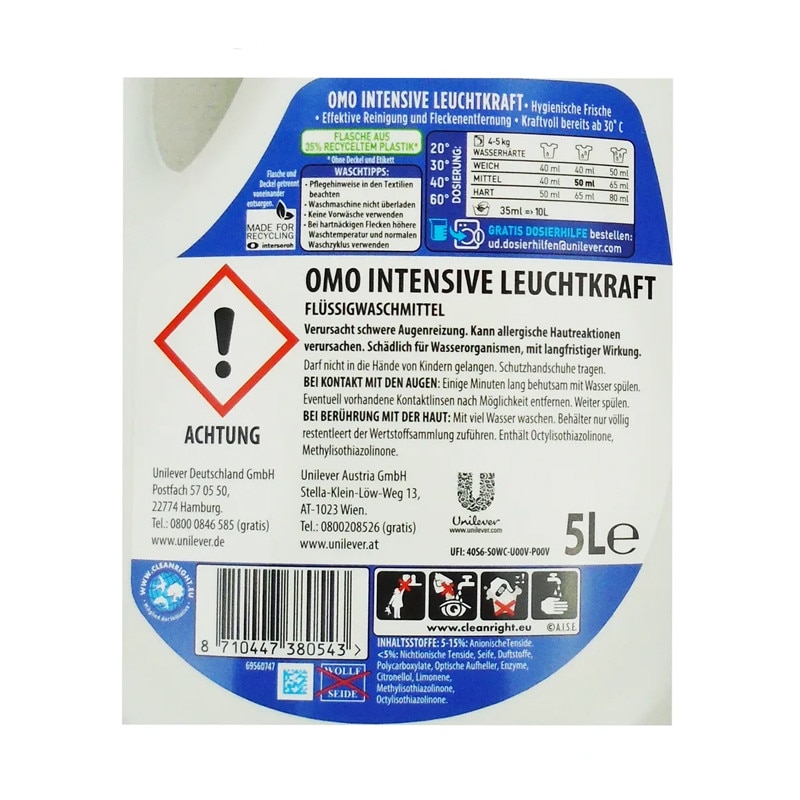 Detergent lichid Omo Universal 5l, 100 sc - eMAG.ro