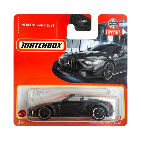 Метален автомобил Matchbox, Mercedes-AMG SL 63, 1:64, сив - eMAG.bg