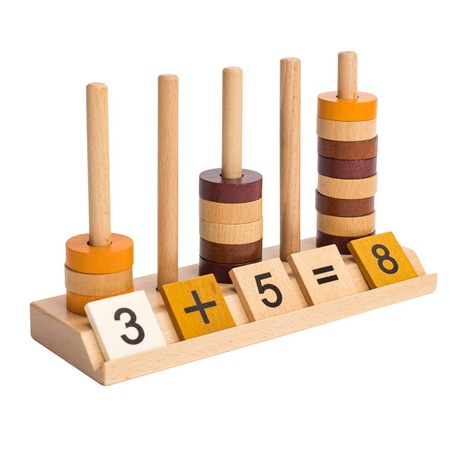 Joc educativ din lemn, Numaratoare, Calcule si operatiuni matematice ...