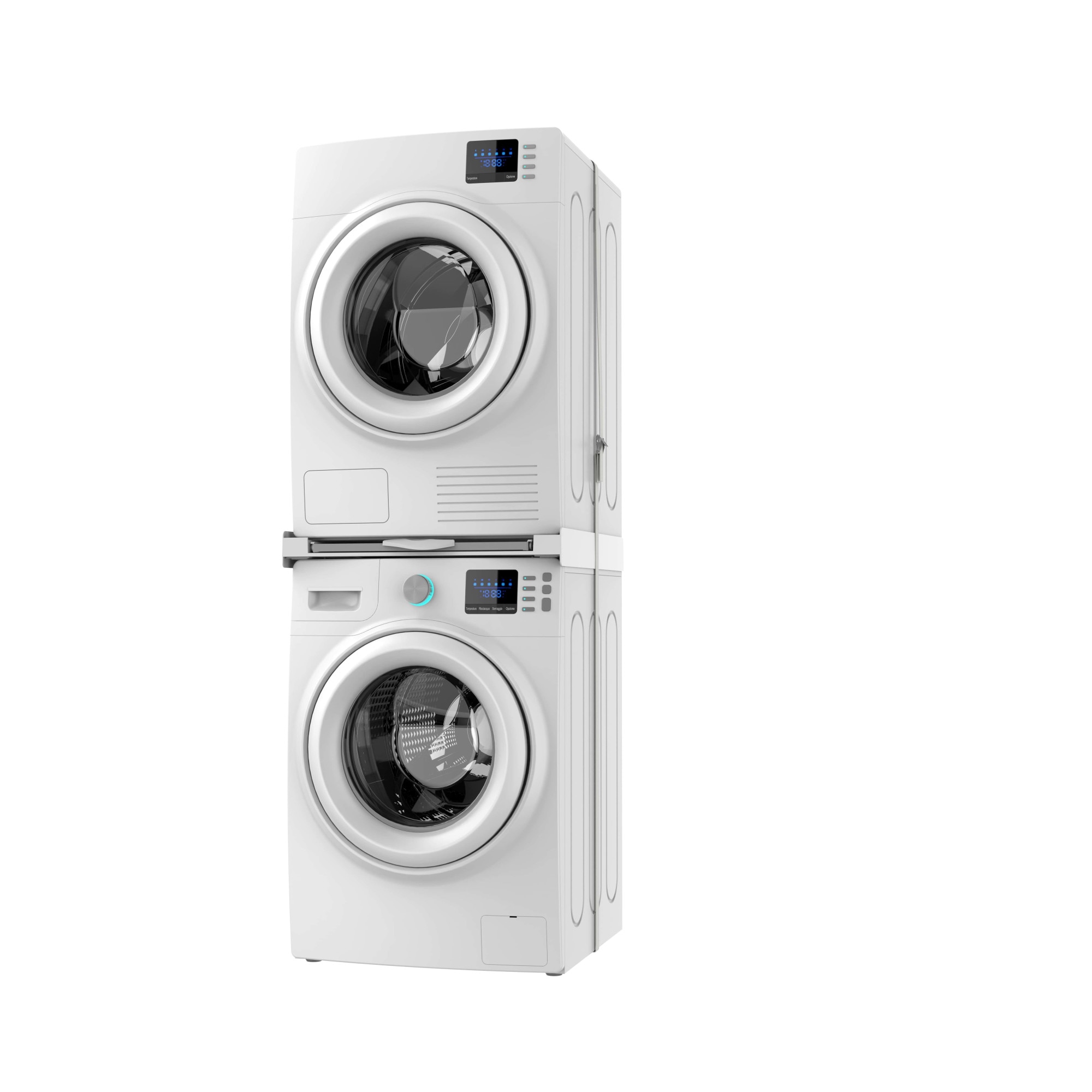 Kit universal de suprapunere a masinii de spalat si a uscatorului de ...