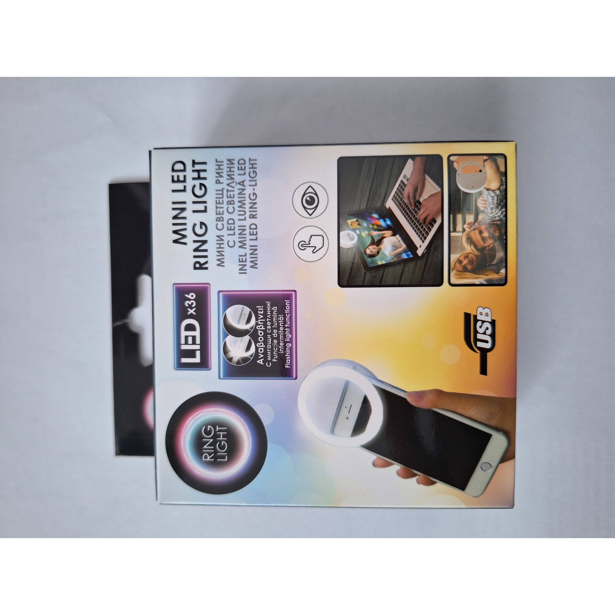 Mini led ring light cu 36 de leduri - eMAG.ro