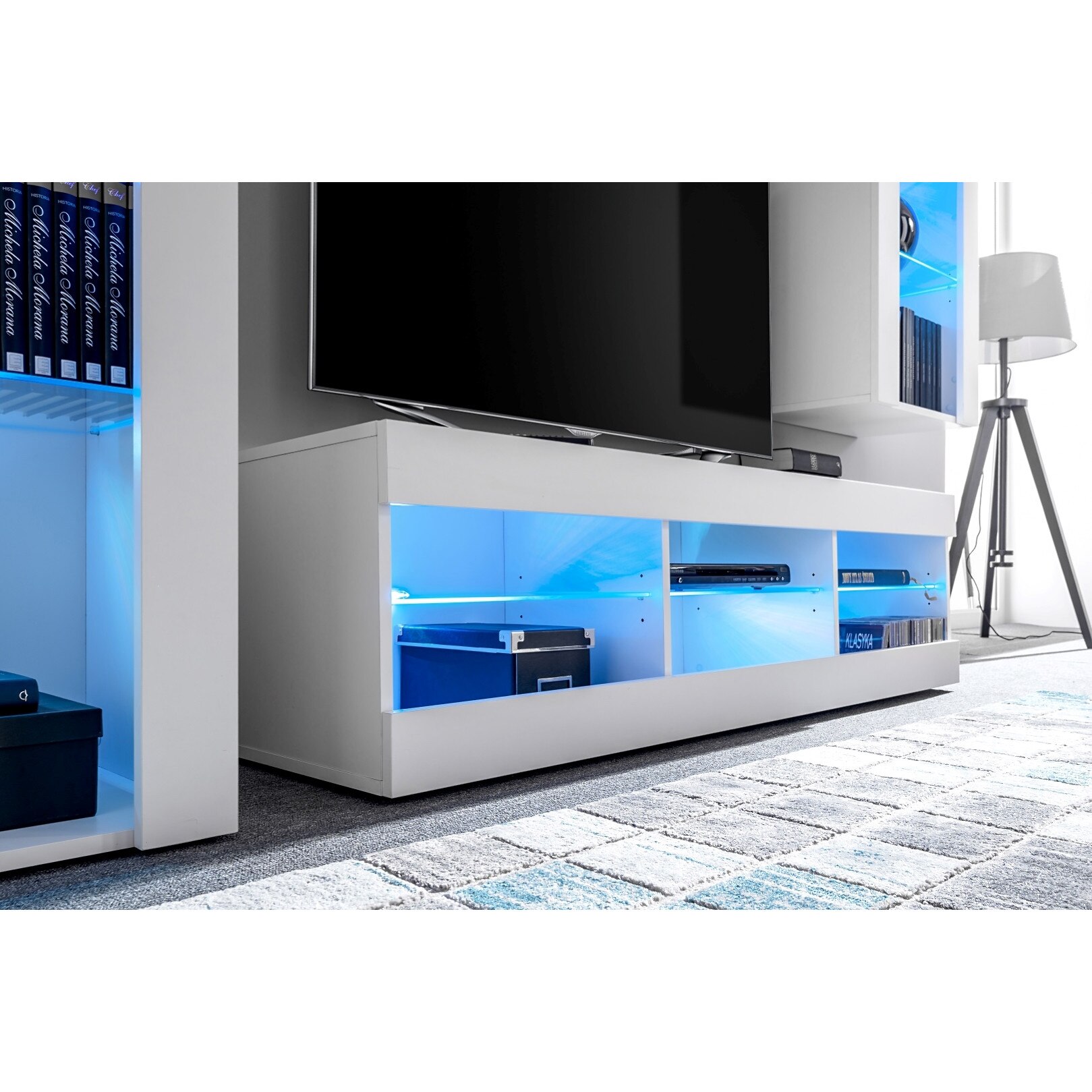 Set Mobila Living Tivoli Set Medio, Komodee, LED RGB, PAL, 195 x 159 x ...