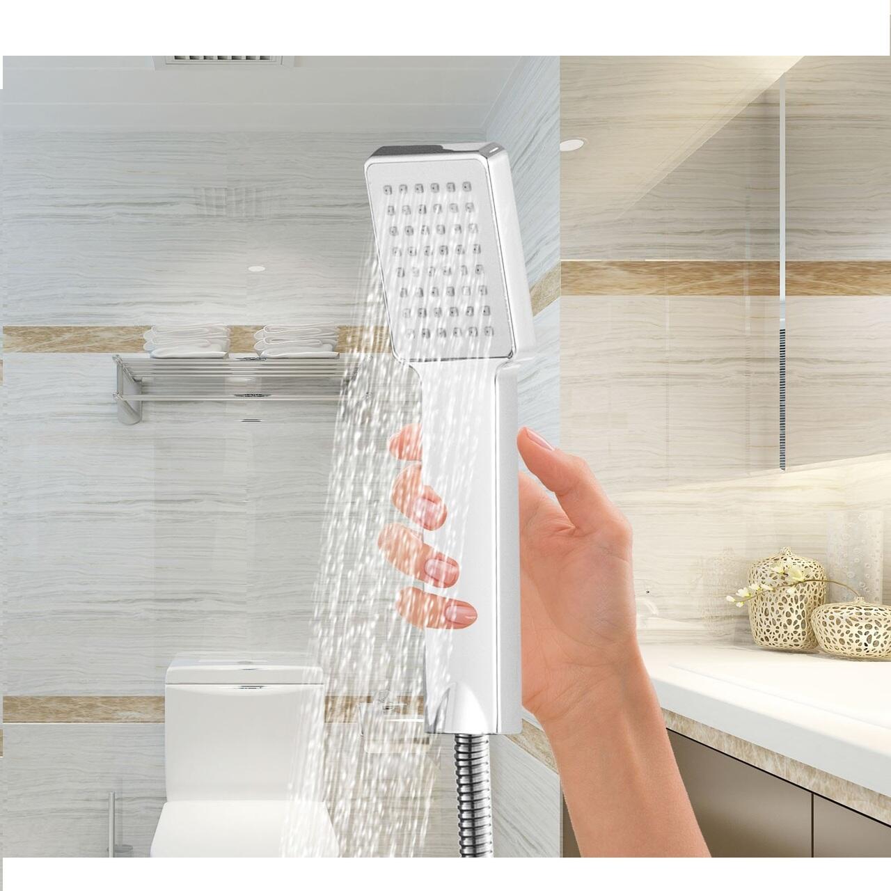 Panou dus hidromasaj, Vevor Inox, 6 functii, Led, 20x6.6x122 cm - eMAG.ro