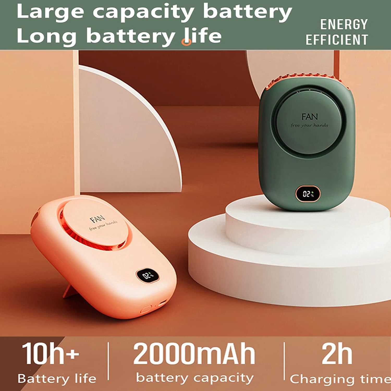Ventilator portabil mini, Roz - eMAG.ro