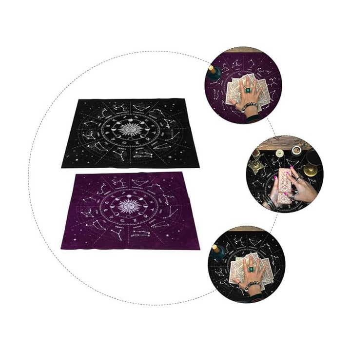 Panza Sacra pentru altar magic - Design unic Constelatie - Vrajitorie ...