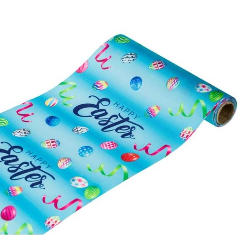 Traversa de masa, model de Paste cu oua colorate, Multicolor, 3mx24cm ...