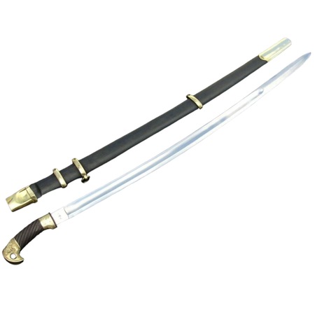 Sabie Rusesc, cu Teaca, Otel Carbon, 100 cm, IUS-S-123 - eMAG.ro