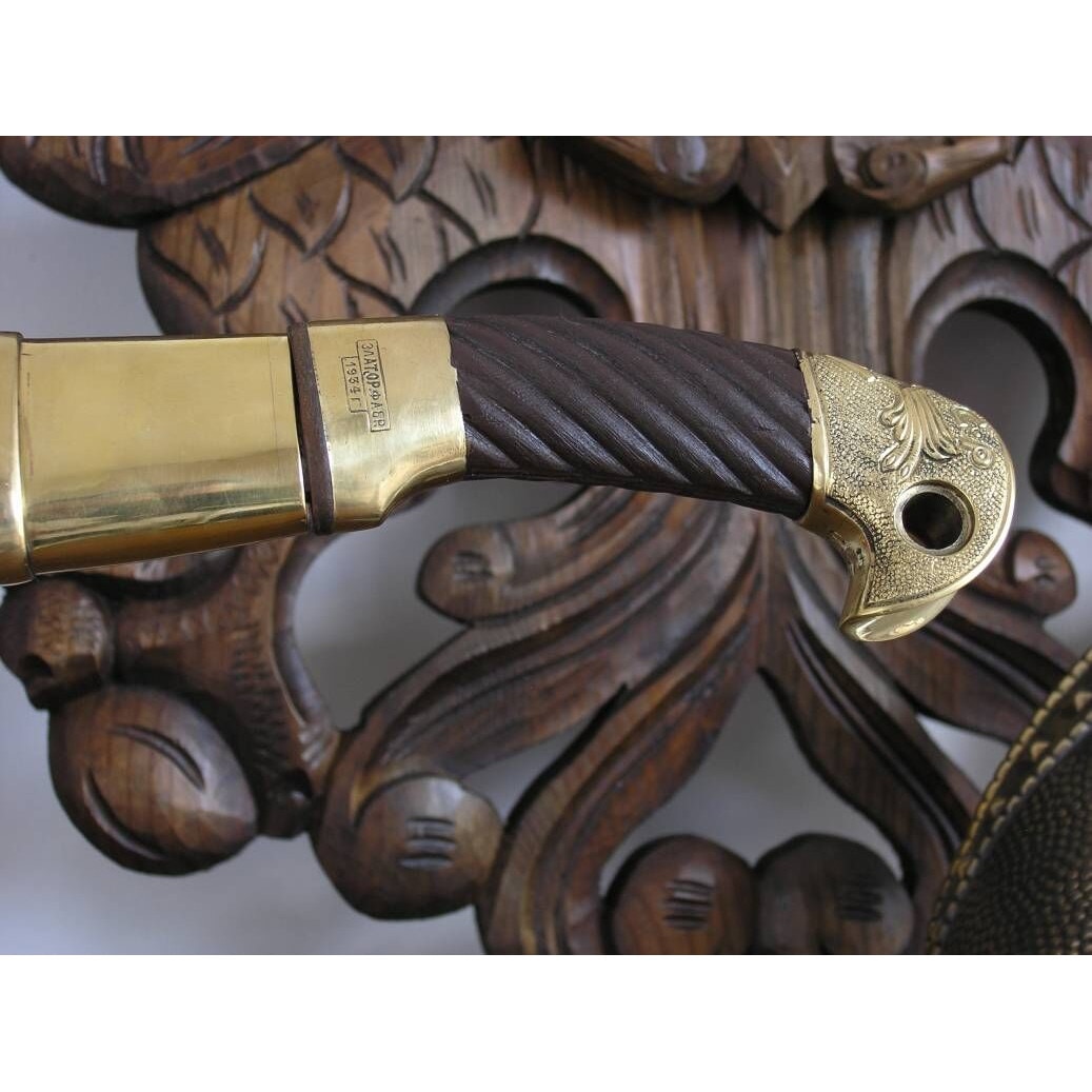 Sabie Rusesc, cu Teaca, Otel Carbon, 100 cm, IUS-S-123 - eMAG.ro