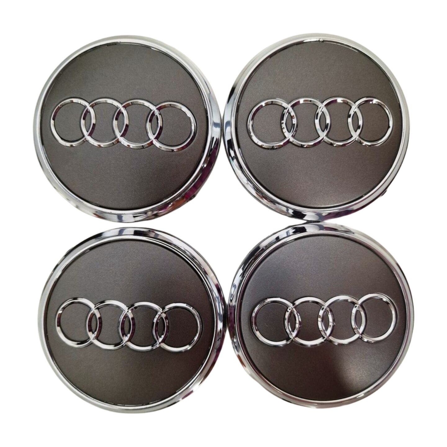 Set 4 capace jante Audi Q7 / VW Touareg gri exterior: 76mm, interior ...