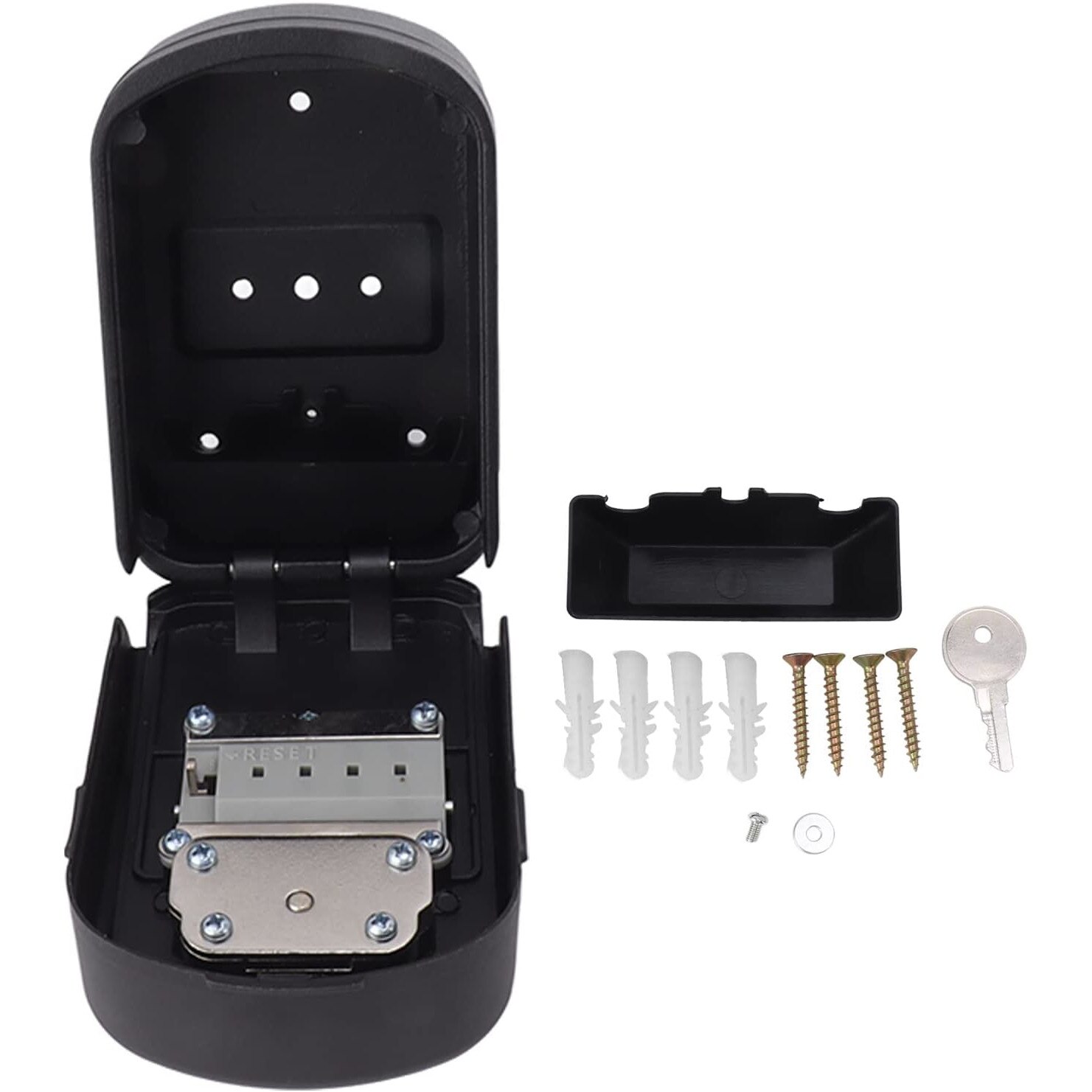 Mini Seif cu Cifru mecanic, Inchidere cu Cheie si Cifre, Pentru ...