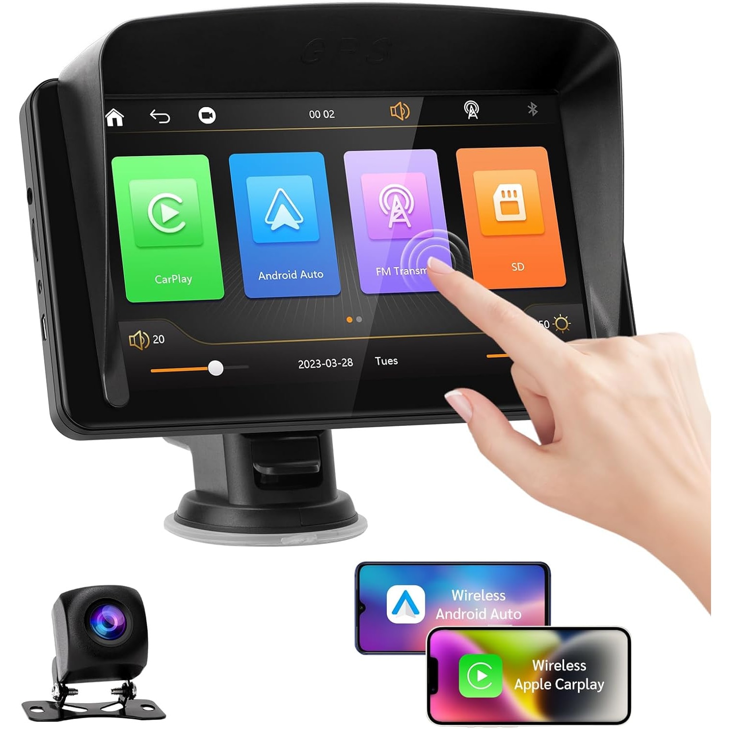 Sistem Multimedia Auto cu Apple CarPlay/Android Auto, Functie Modulator ...