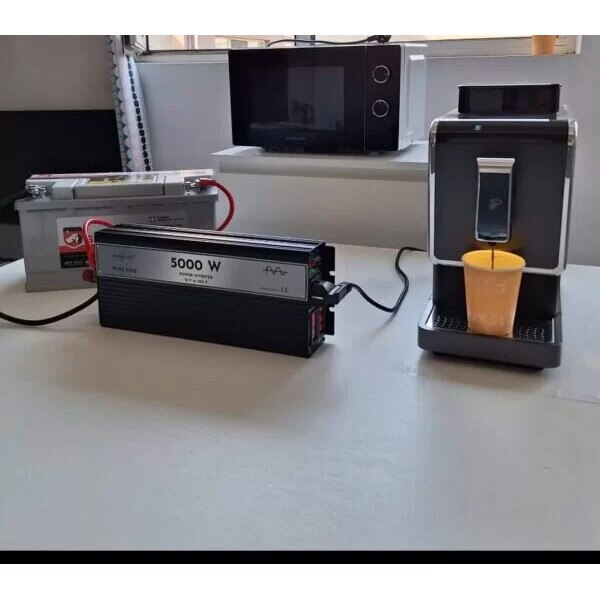 Invertor 5000 W, sinus pur, 12 V - 220 V, auto si sisteme panouri ...