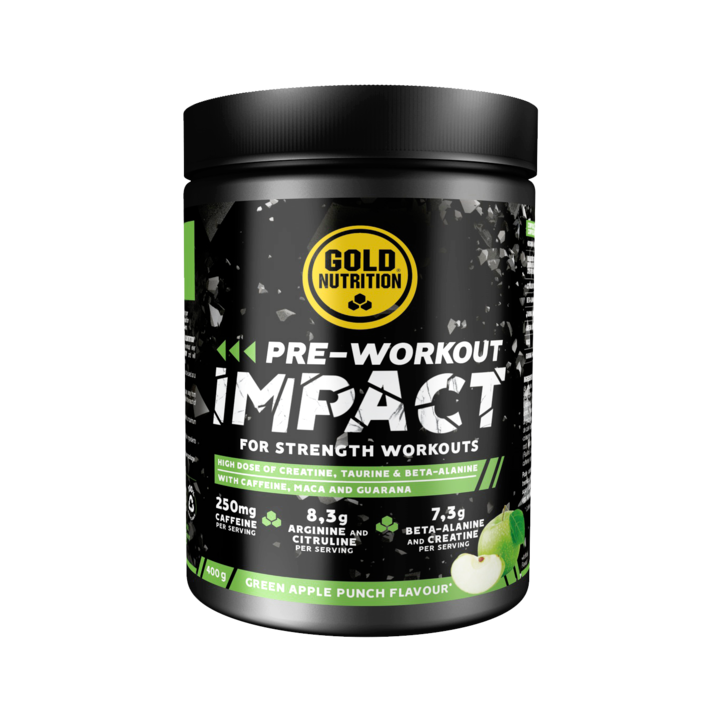 PRE-WORKOUT Impact, GoldNutrition, mere, 400 g - eMAG.ro