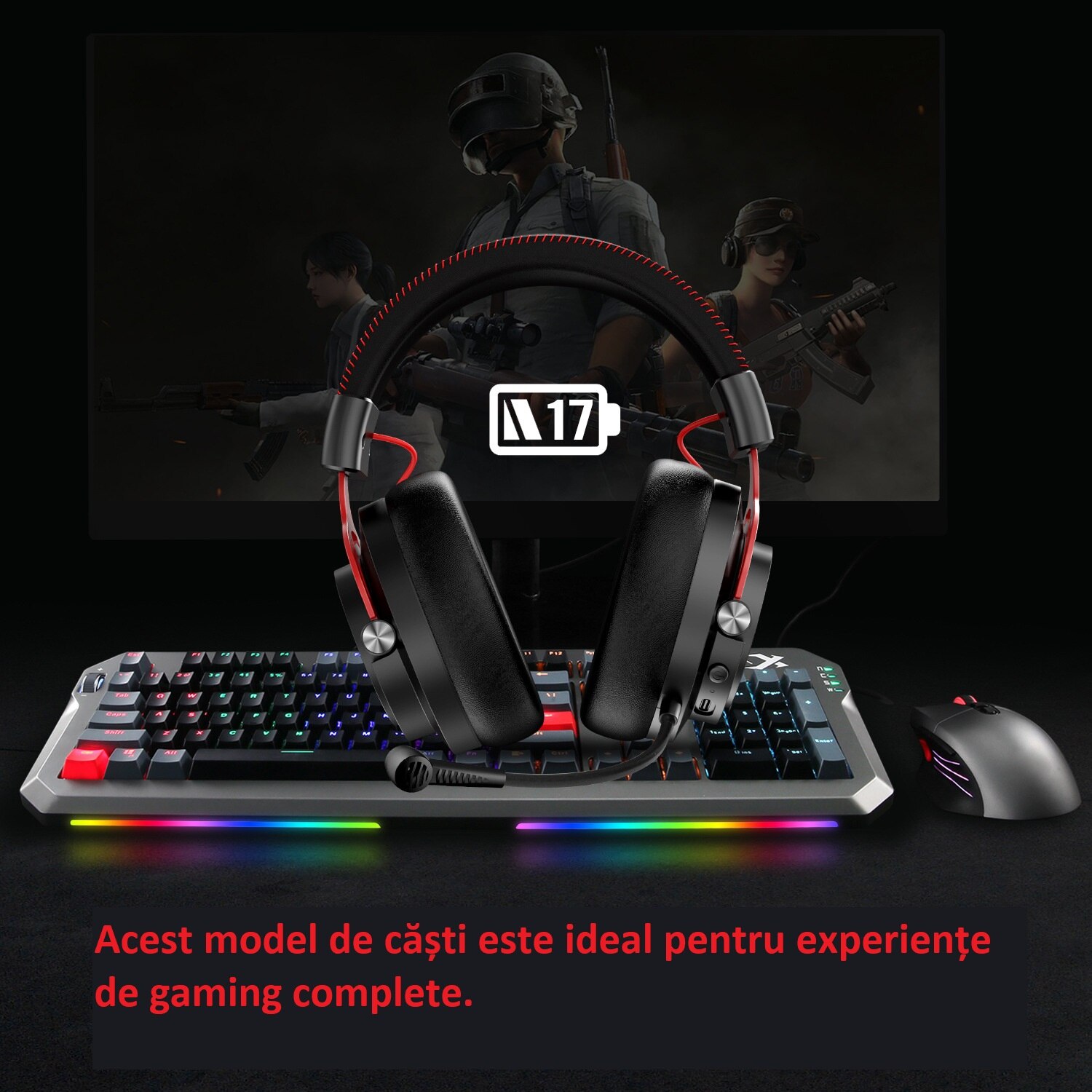 Set De Casti Wireless Pentru Gaming - eMAG.ro
