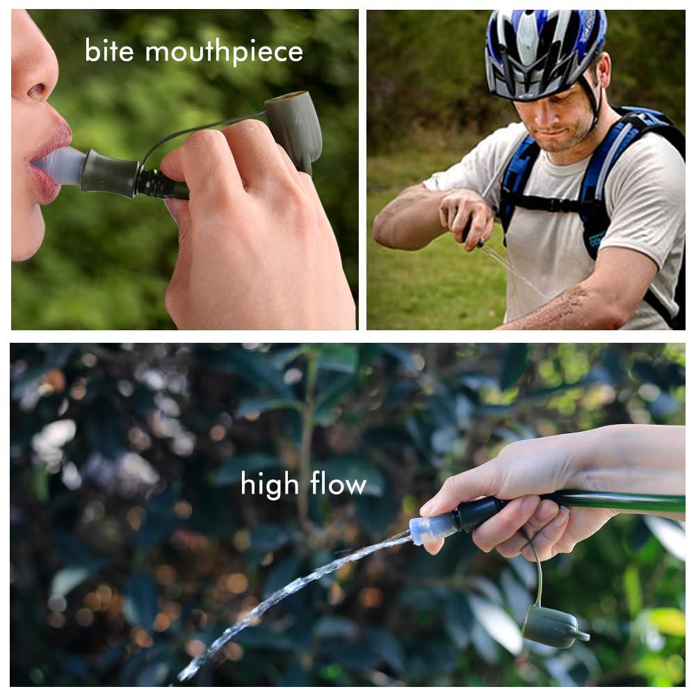 Recipient de apa camping, EVA, Cu supapa, 2L, sigur, de calitate ...